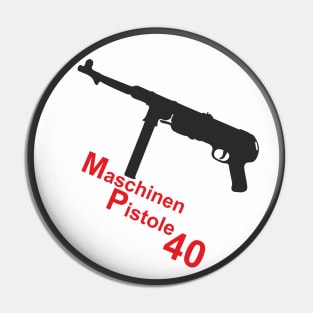 Mp 40 Famous German Ww2 Submachine Gun Pins and Buttons for Sale ...