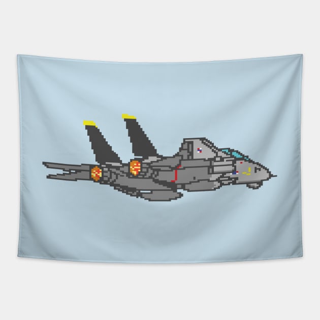 8-bit Tomcat - 8 Bit - Tapestry | TeePublic