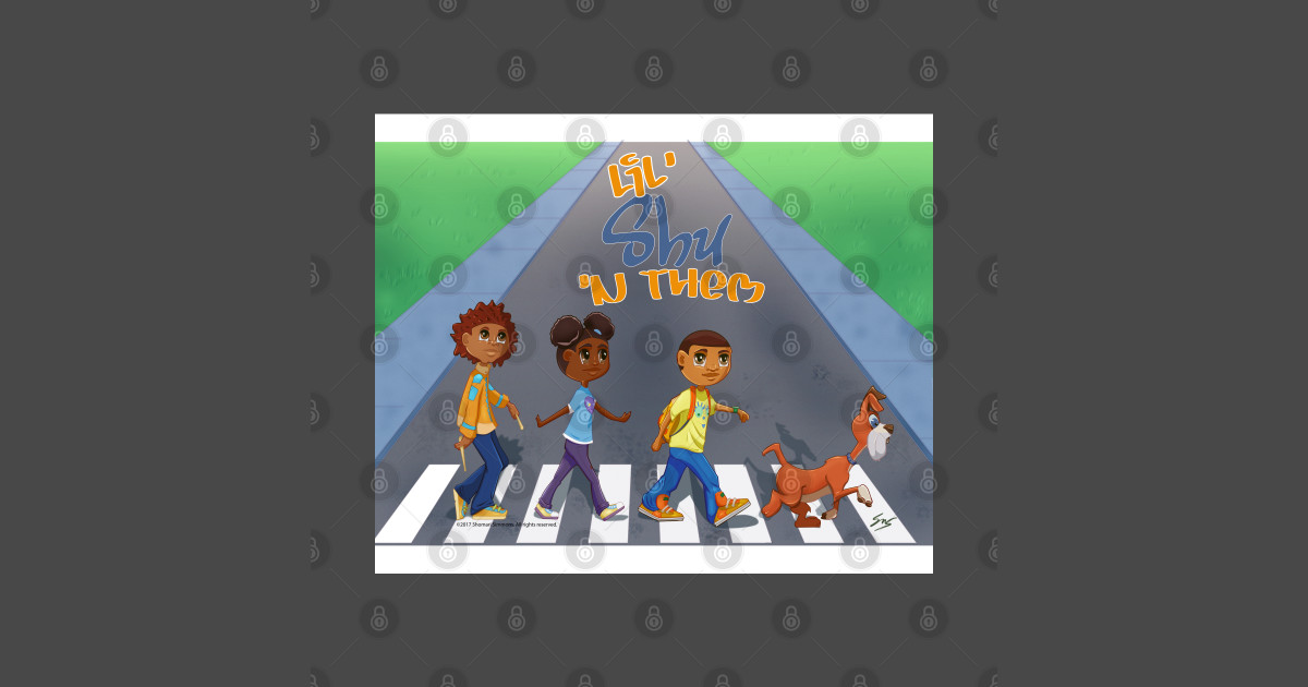 Lil' Shu n' Them - Abby Road - T-Shirt | TeePublic
