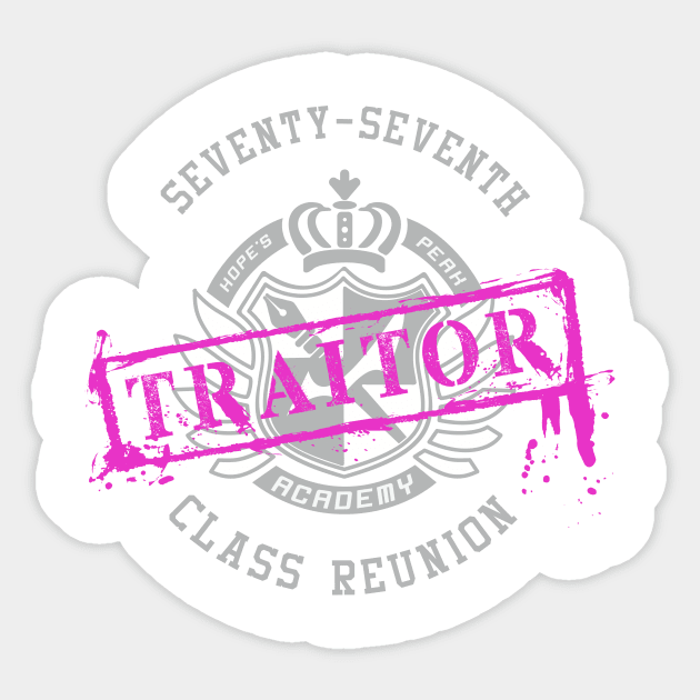 Traitor Class Reunion - Danganronpa - Sticker | TeePublic