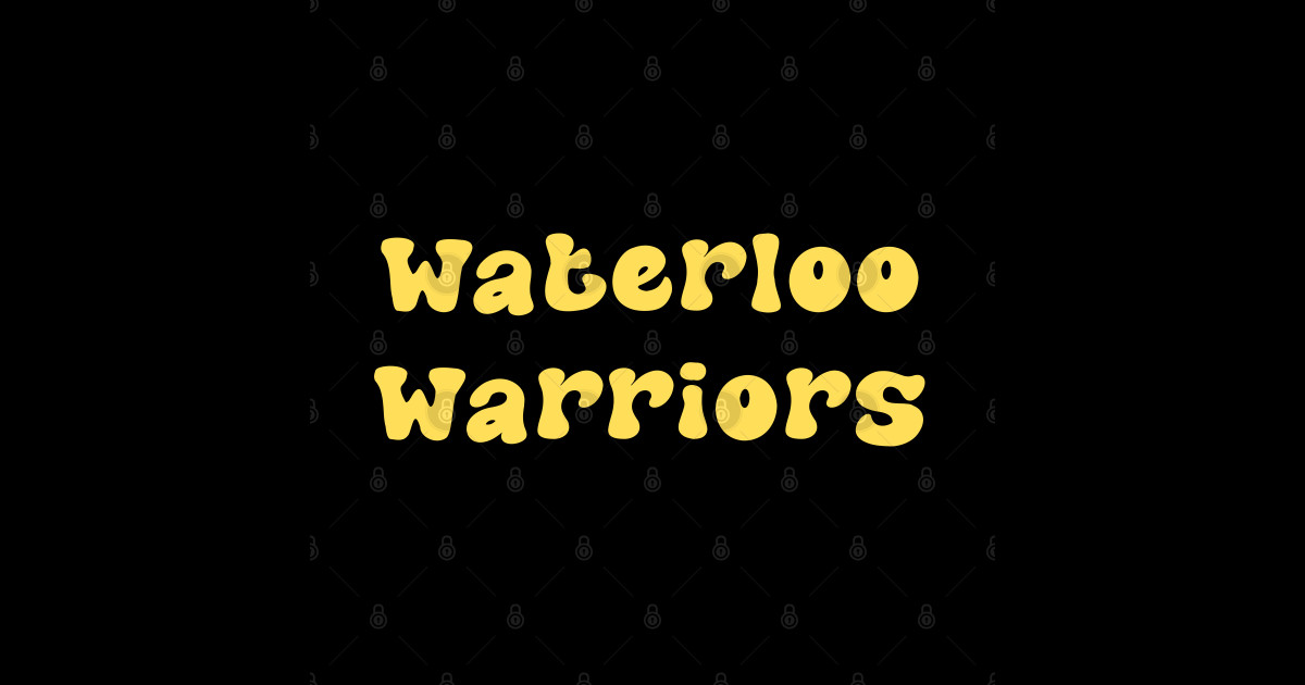 Waterloo Warriors - University Of Waterloo - Sticker | TeePublic
