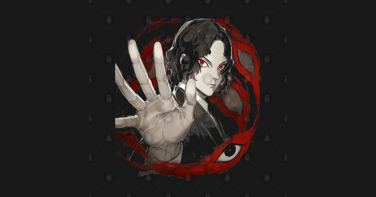 Muzan Kibutsuji Elegant Demon Slayer Fan - Muzan Kibutsuji - T-Shirt ...