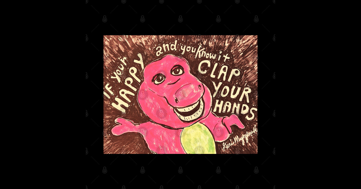 Barney If Your Happy and You Know it Clap your Hands - Barney Dinosaur ...