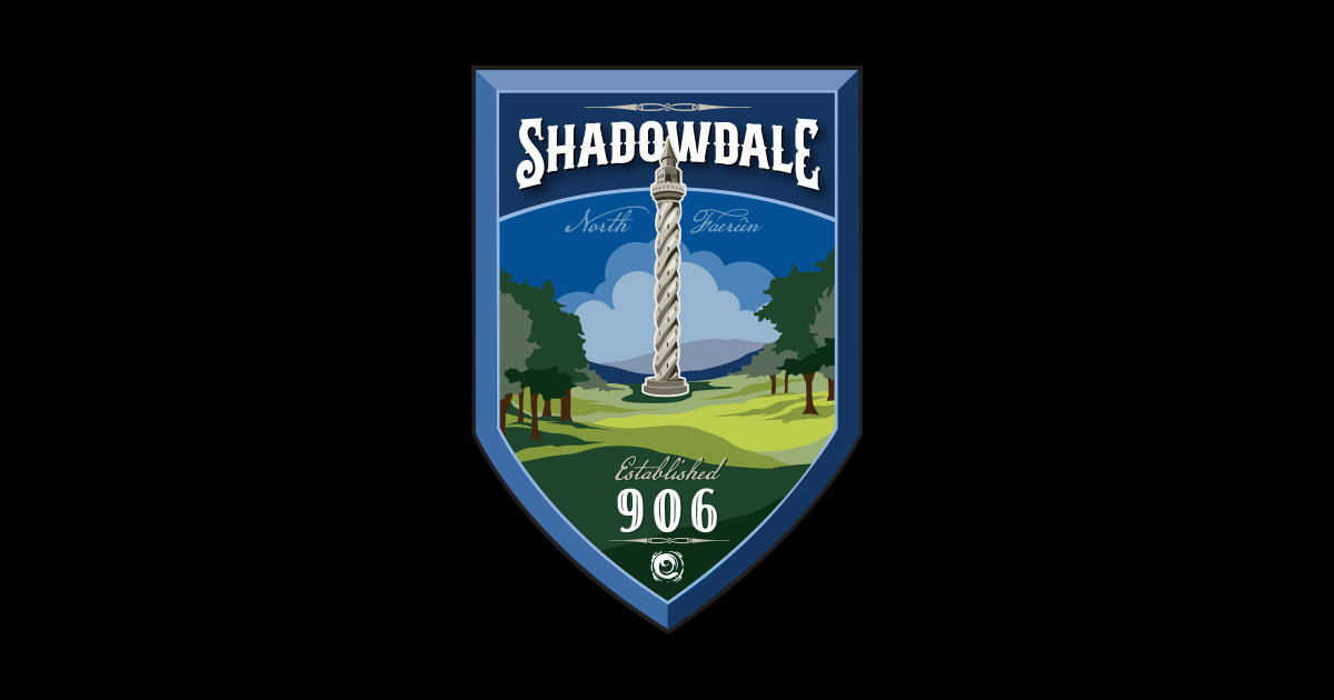 Shadowdale - Dnd - Sticker | TeePublic