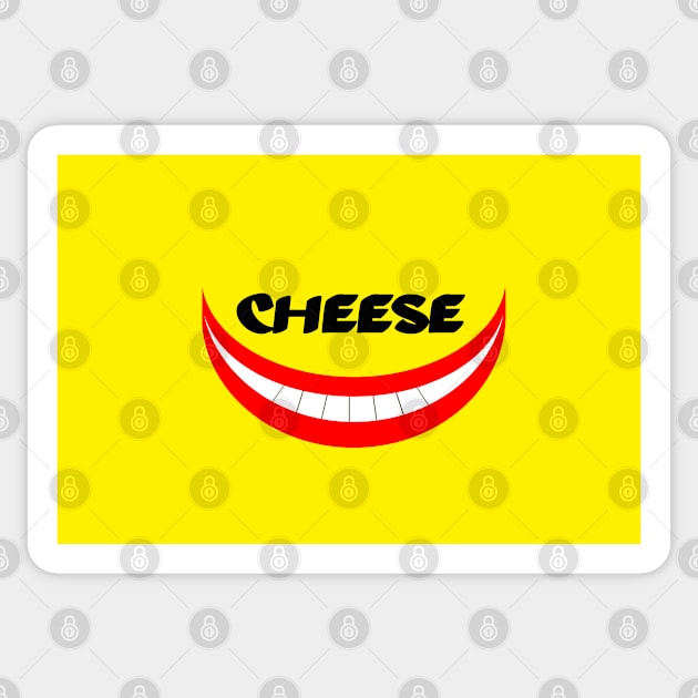 Smile and Say Cheese - For Group Portraits. - Smiley - Sticker | TeePublic