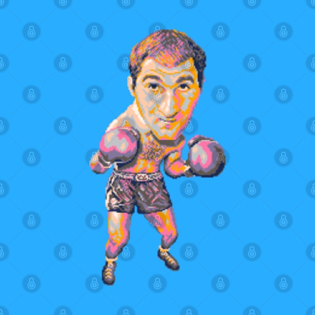 Marciano Boxing 8-Bit Pixel Art - Marciano - Pin | TeePublic