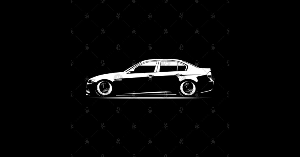 2008-2012 M3 E90 Sedan - 2008 2012 M3 E90 Sedan - Sticker | TeePublic