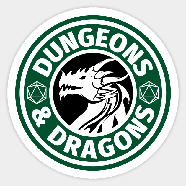 Dungeons and Dragons Logo - Dungeons And Dragons - Sticker | TeePublic