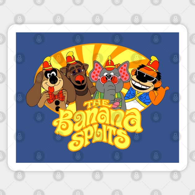 The Banana Splits - Cartoons - Banana Splits - Sticker | TeePublic