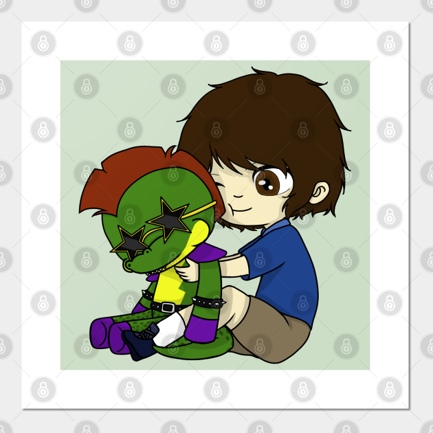 FNAF security breach (gregory and monty plush) - Chibi - Posters and ...