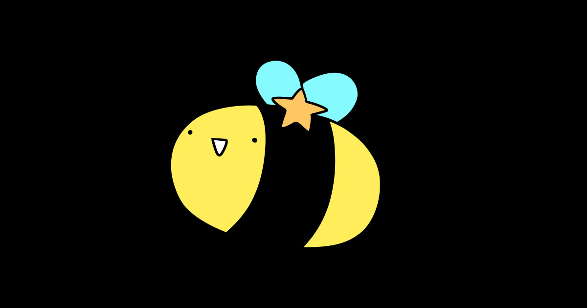 Star Bee - Bee - Sticker | TeePublic