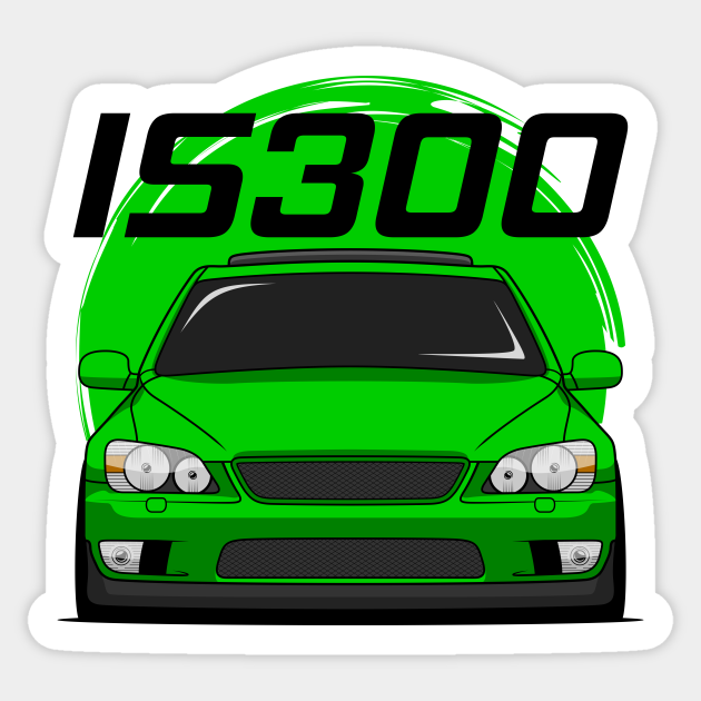 IS300 Green - Is300 - Sticker | TeePublic