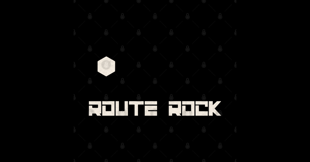 Route Rock Railroad - Route Rock - Sticker | TeePublic