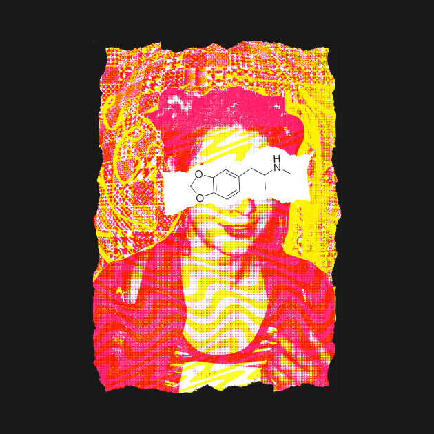 MDMA Rave Girl - Rave - T-Shirt | TeePublic