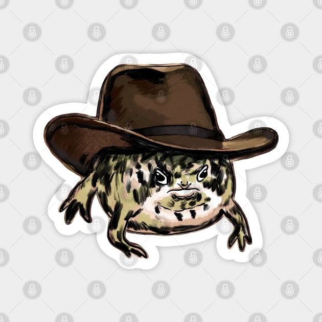 Funny Desert Rain Frog Howdy Meme - Desert Rain Frog - Magnet | TeePublic