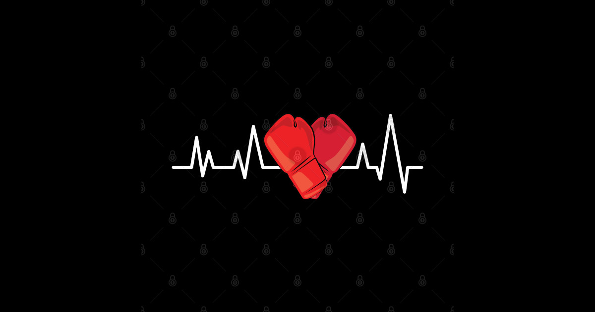 Heartbeat - Boxing - Boxing - Sticker | TeePublic