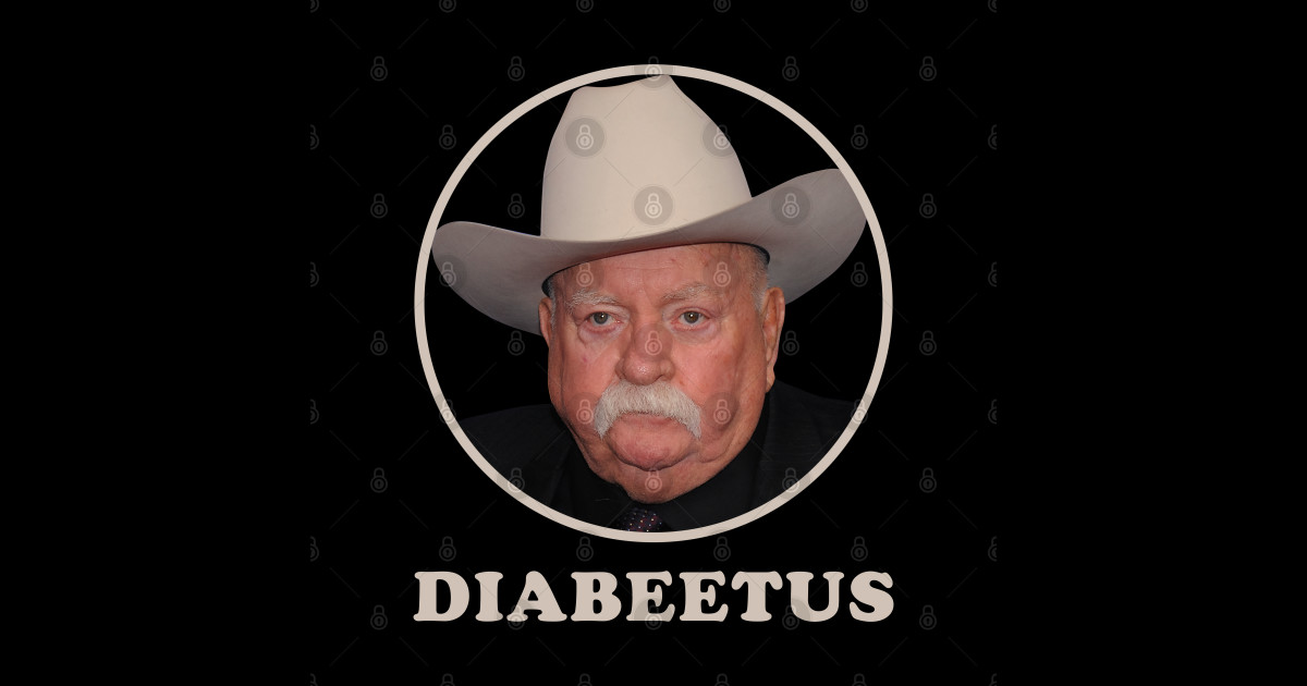Wilford Brimley - Diabeetus - Sticker | TeePublic
