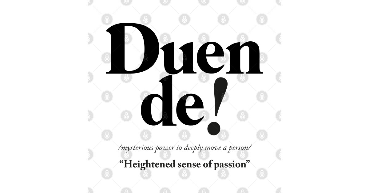 Duende - Spanish Definition - Quotes - T-Shirt | TeePublic