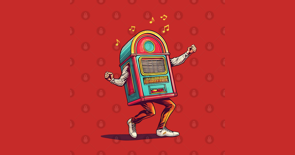 Dancing Jukebox Man 2 - Jukebox - T-Shirt | TeePublic