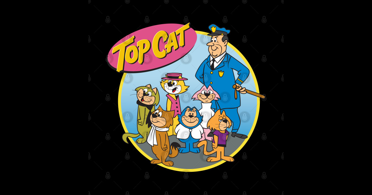Top Cat - Top Cat - Sticker | TeePublic