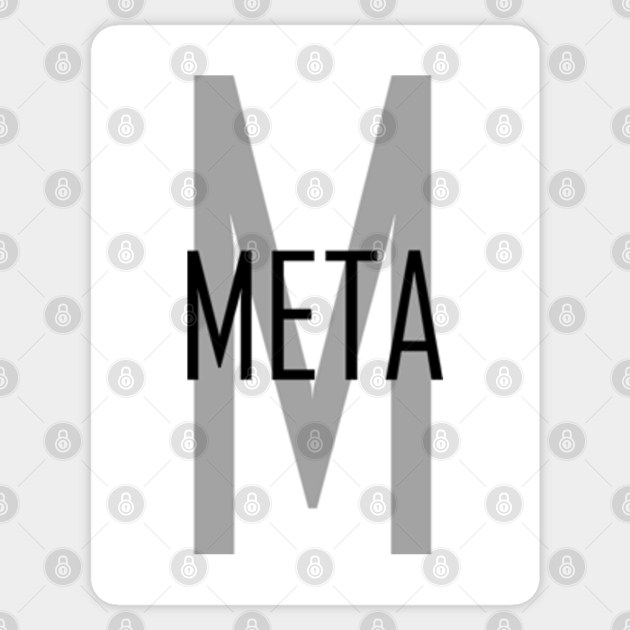 META - Meta - Sticker | TeePublic