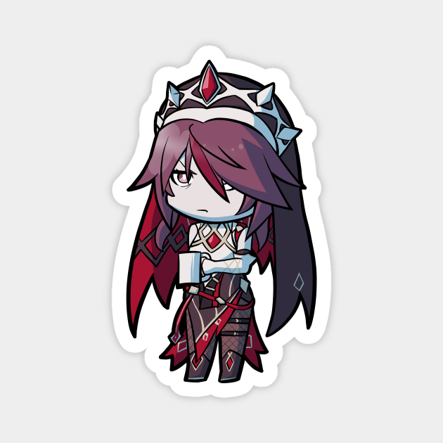 Chibi Rosaria - Genshin Impact - Genshin Impact - Magnet | TeePublic