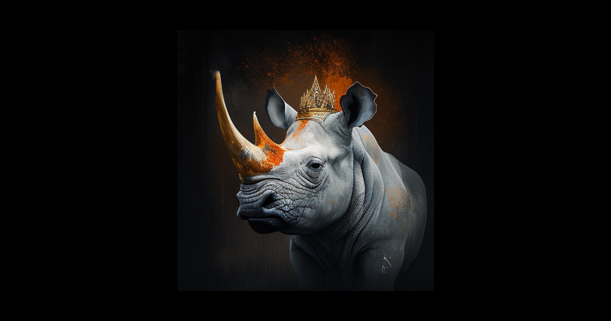 The Rhino King - Rhino King - T-Shirt | TeePublic