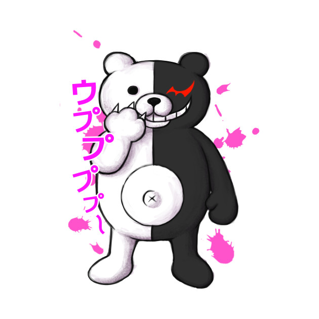 Monokuma - Danganronpa - Playstation Portable - T-Shirt | TeePublic