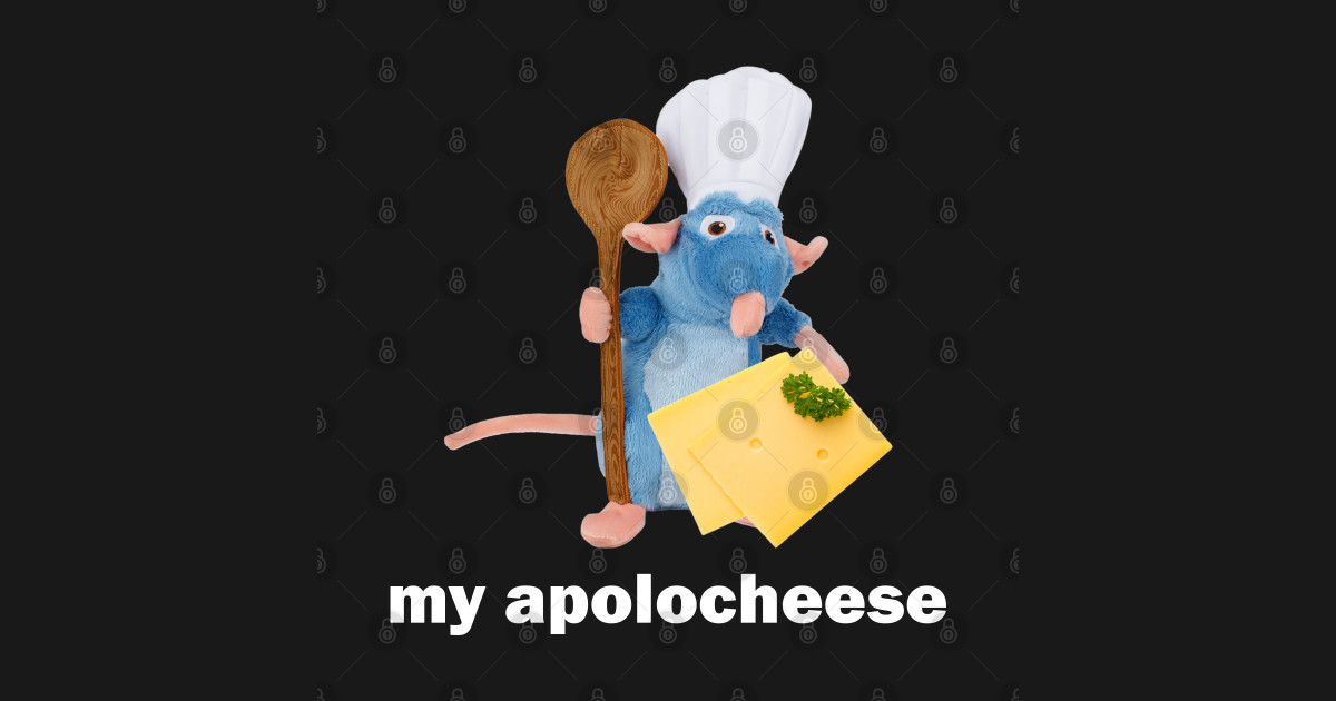 My Apolocheese Rat Plush Cheese Meme - My Apolocheese - T-Shirt | TeePublic