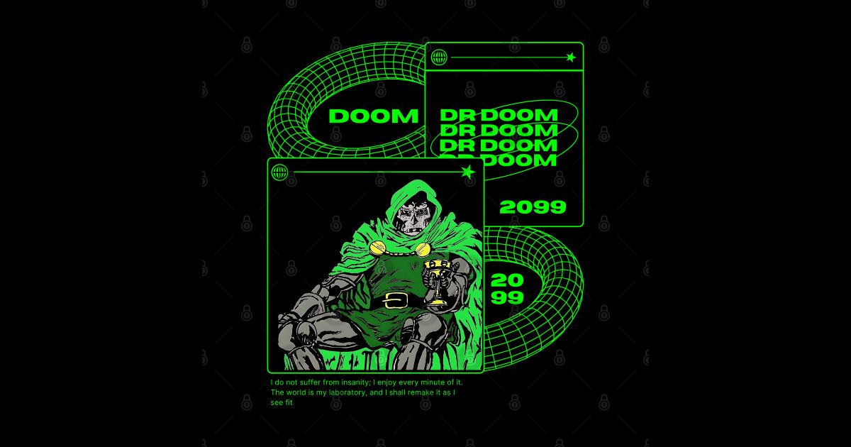 dr doom - Dr Doom - Sticker | TeePublic