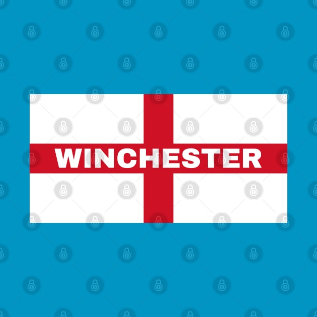 Winchester City in English Flag - Winchester - T-Shirt | TeePublic