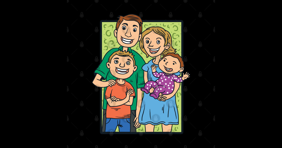 Happy Family - Happy Family - Sticker | TeePublic