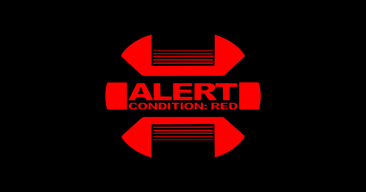 Red Alert - Red Alert - Sticker | TeePublic