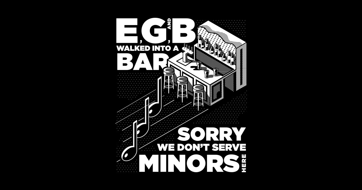 No Minors Allowed - Funny Puns for Musicians and Music Lovers - Music ...