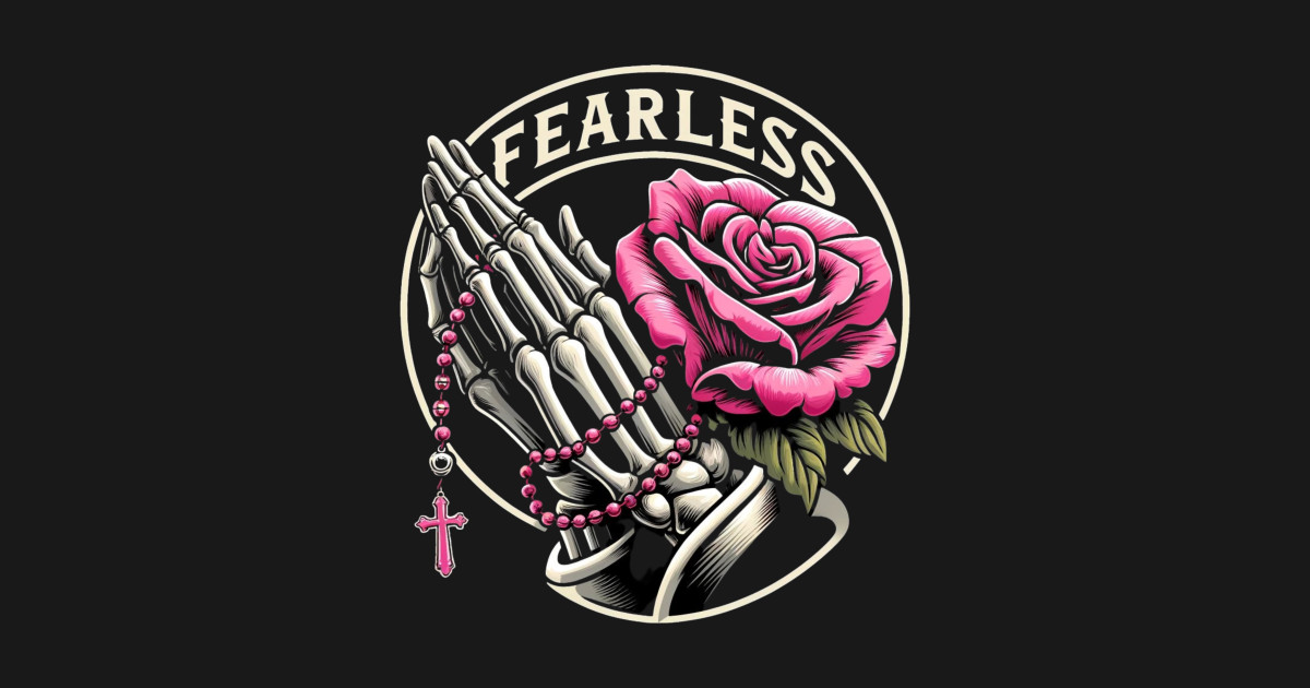 Fearless Faith - Skeleton Hands Praying - T-Shirt | TeePublic