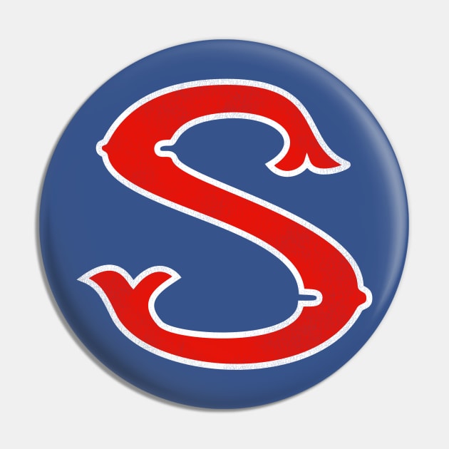 Defunct Seattle Rainiers Baseball Hat Crest - Baseball - Pin | TeePublic