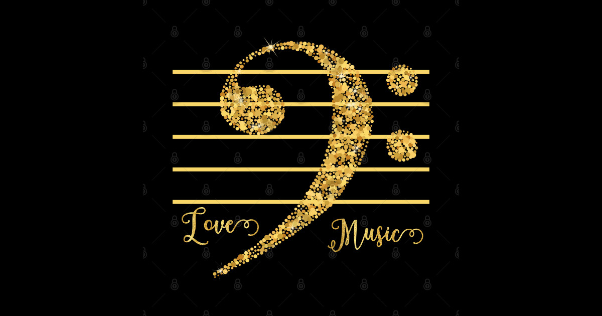 F clef,Bass clef,Love Music,musical notes.luxury style - F Clef ...