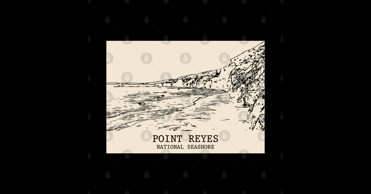 Point Reyes National Seashore - Point Reyes - Sticker | TeePublic