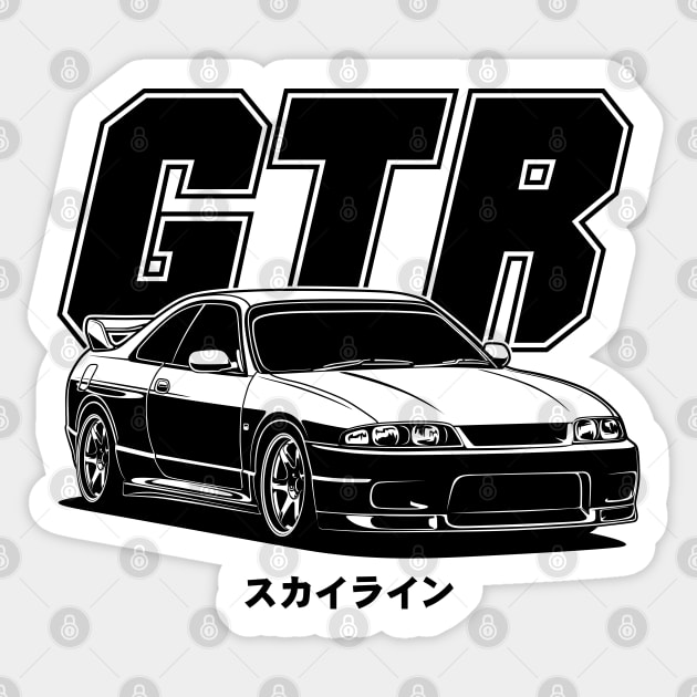 Skyline R33 GT-R - Nissan Skyline - Sticker | TeePublic