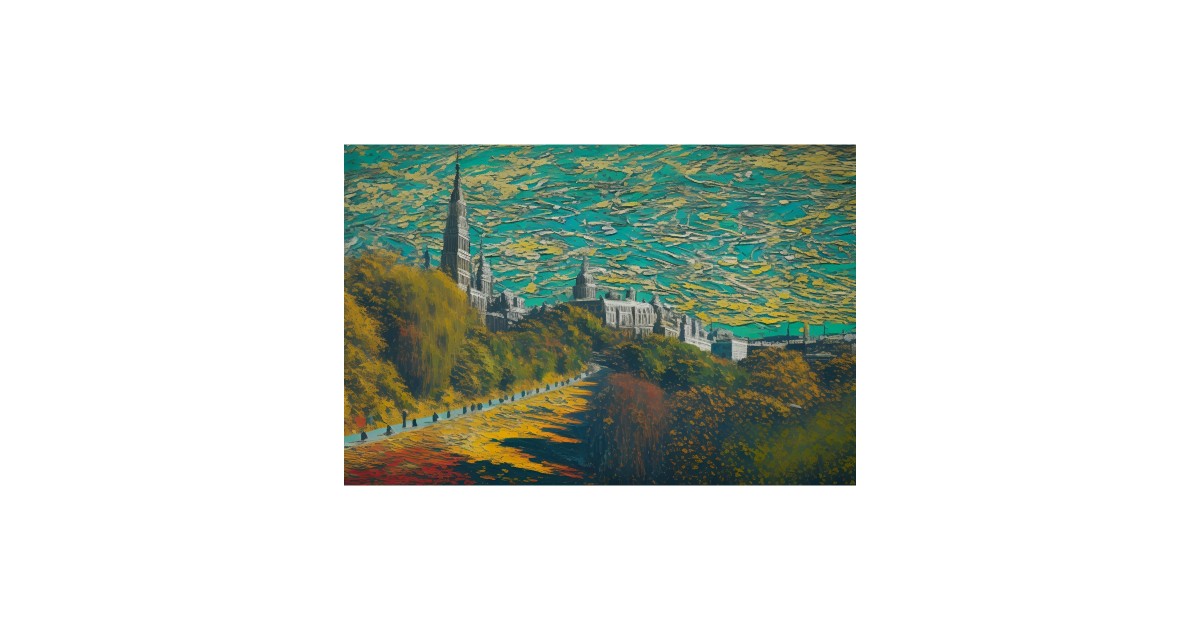 Edinburgh Scotland, Jackson Pollock Style - Edinburgh Scotland - T ...