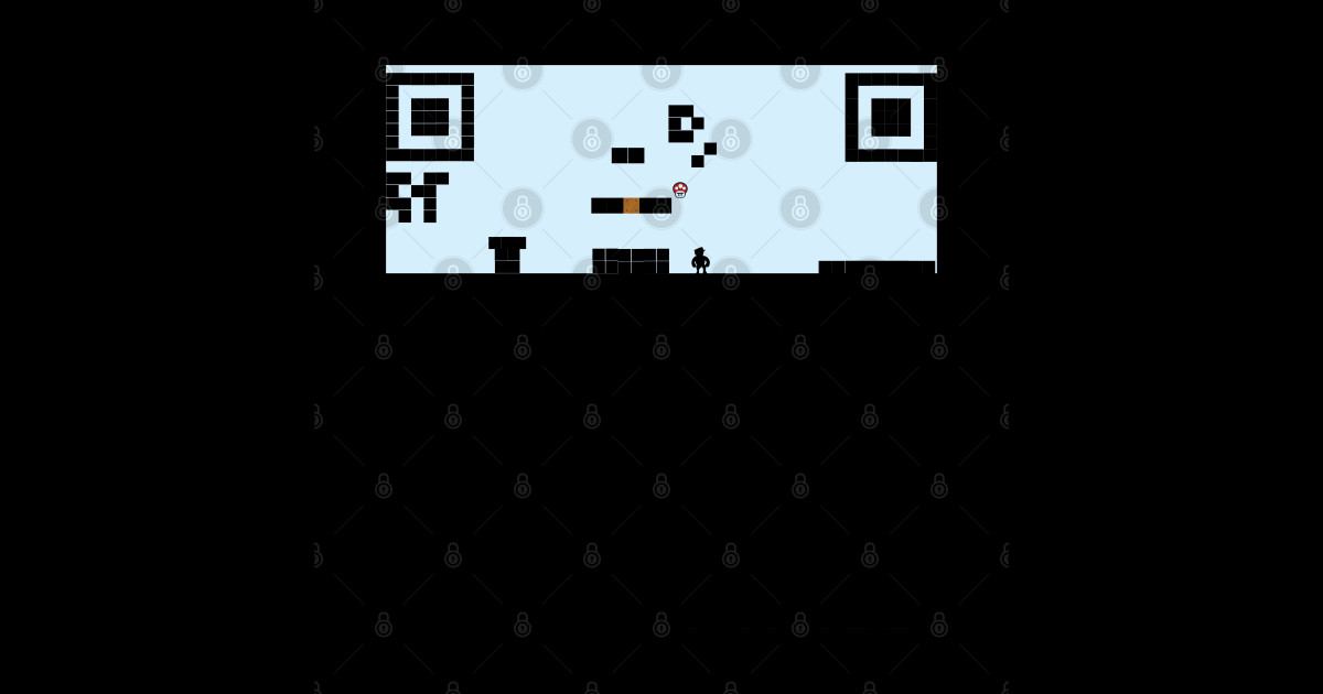 Super QR Code Bros - Game - Sticker | TeePublic