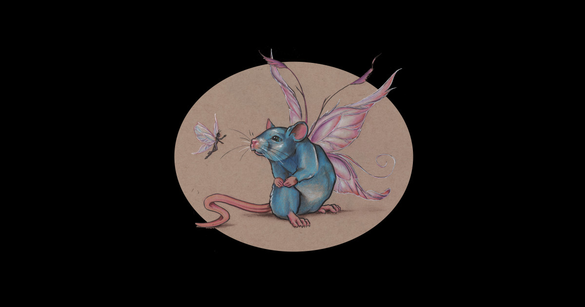 Fairy Rat - Rat - Sticker | TeePublic