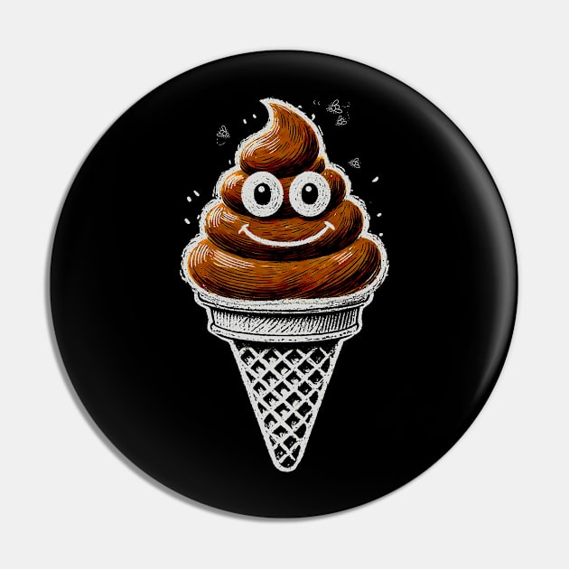 Cute Poop Emoji Chocolate Ice Cream Meme - Funny Mocha Mouse Cone ...