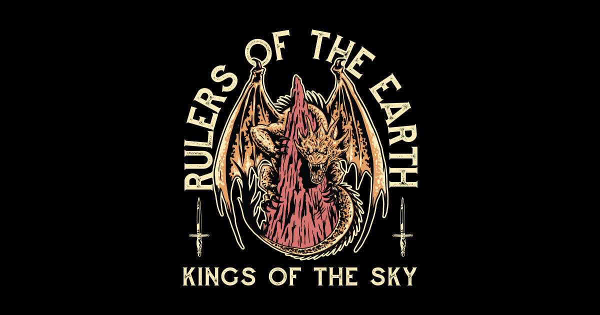 Dragons-Rulers of the Earth-Kings of the Sky - Dragons Lover - Sticker ...