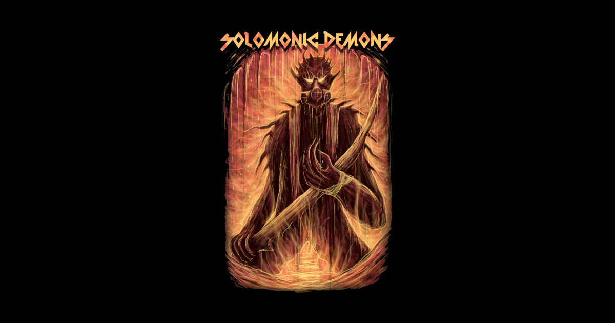 Solomonic Demons Logo - Solomonic Demons Logo - Sticker | TeePublic