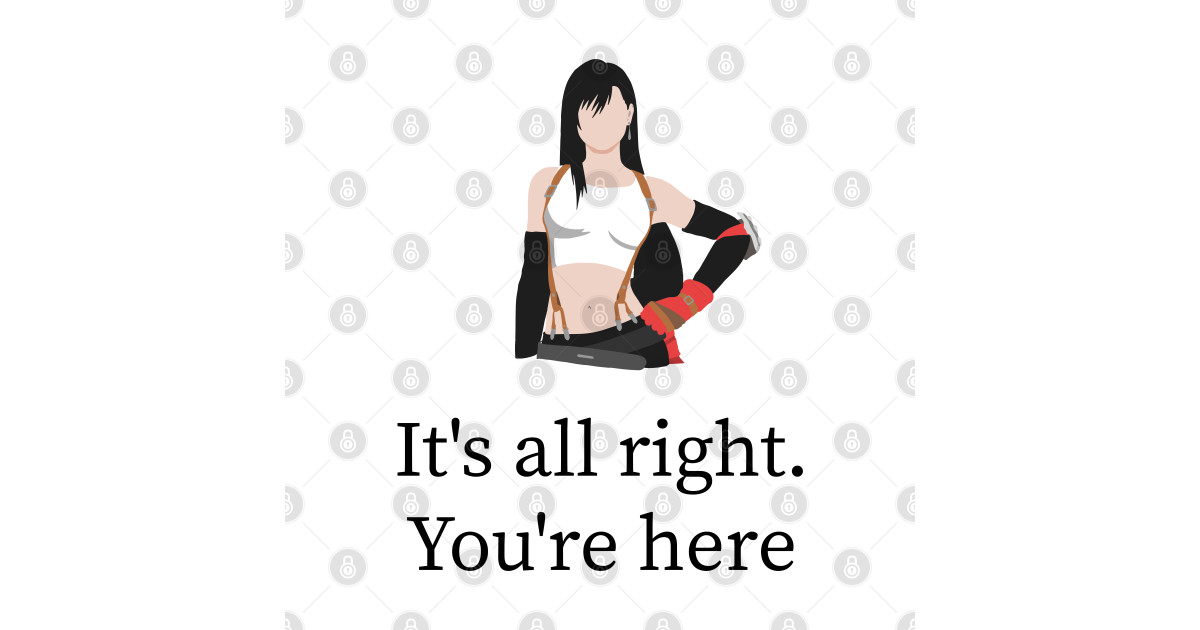 Touching Tifa Lockhart Quote - Tifa Lockhart - T-Shirt | TeePublic