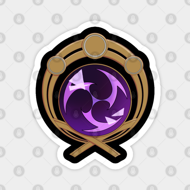 Inazuma Electro Vision - Genshin Impact - Magnet | TeePublic