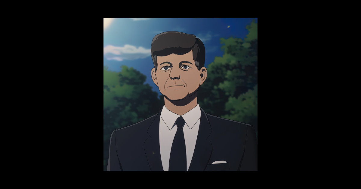 John F. Kennedy | Anime style - John F Kennedy - Posters and Art Prints ...