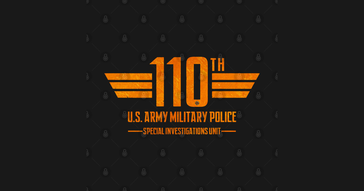 110th Special Investigation Unit mk1 Eye Voodoo - Reacher - T-Shirt ...