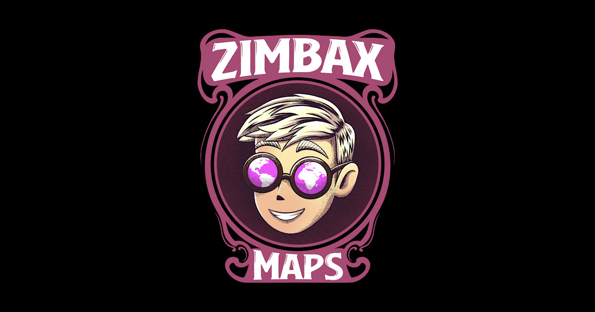 Zimbax Maps - Zimbax - Posters and Art Prints | TeePublic